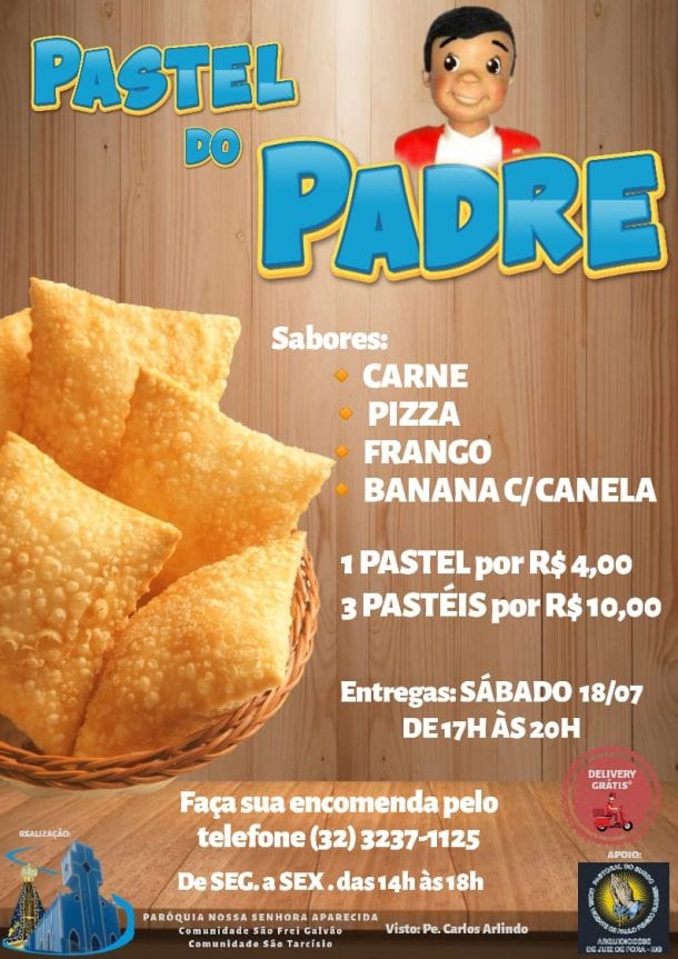 Dia do “Pastel do Padre” é realizado pela Paróquia Nossa Senhora ...